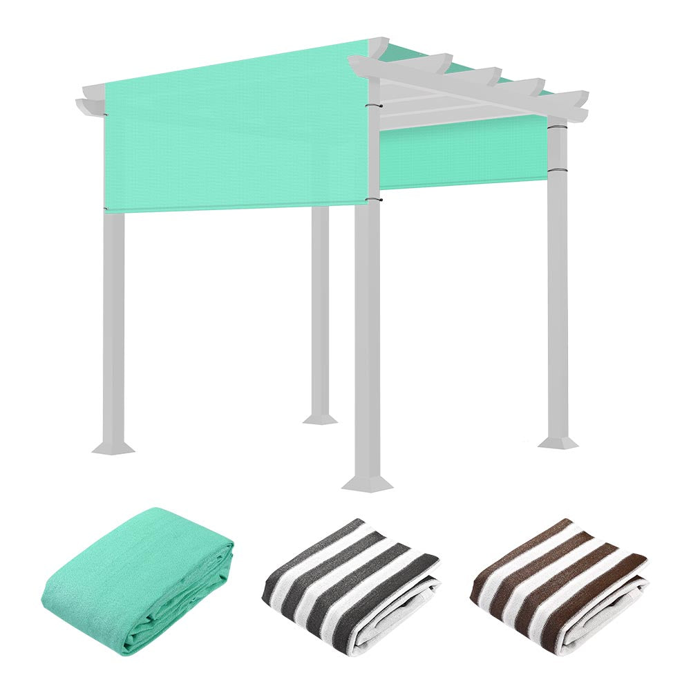 Yescom 8'x10' Universal Pergola Canopy Cover Fabric with Rods – yescomusa