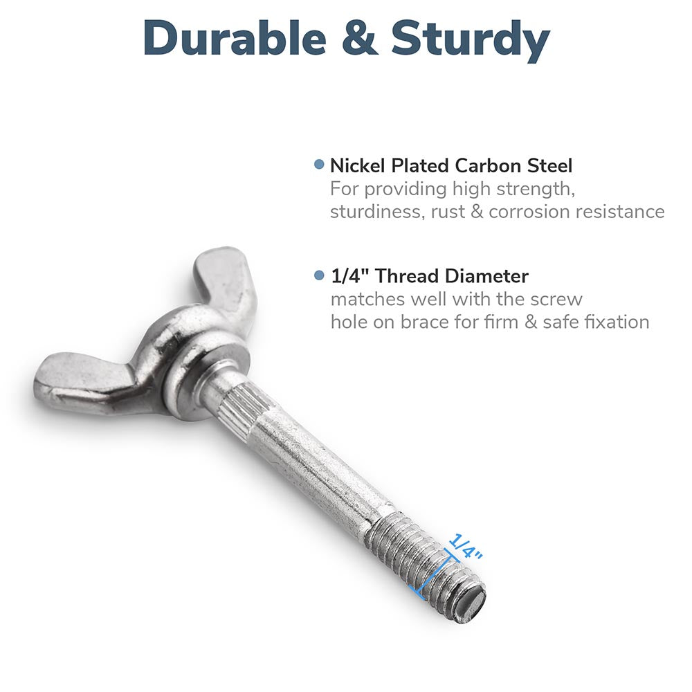 Yescom M6 Wingbolt and Nut Kits 4ct/Pack 1/4" Dia. – yescomusa