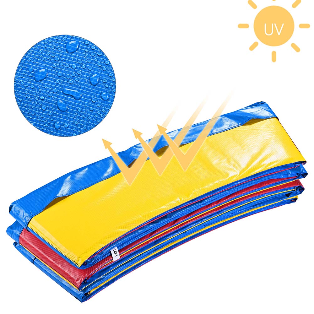 Yescom 14 Foot Trampoline Pad Safety Pad Rainbow Padding – yescomusa