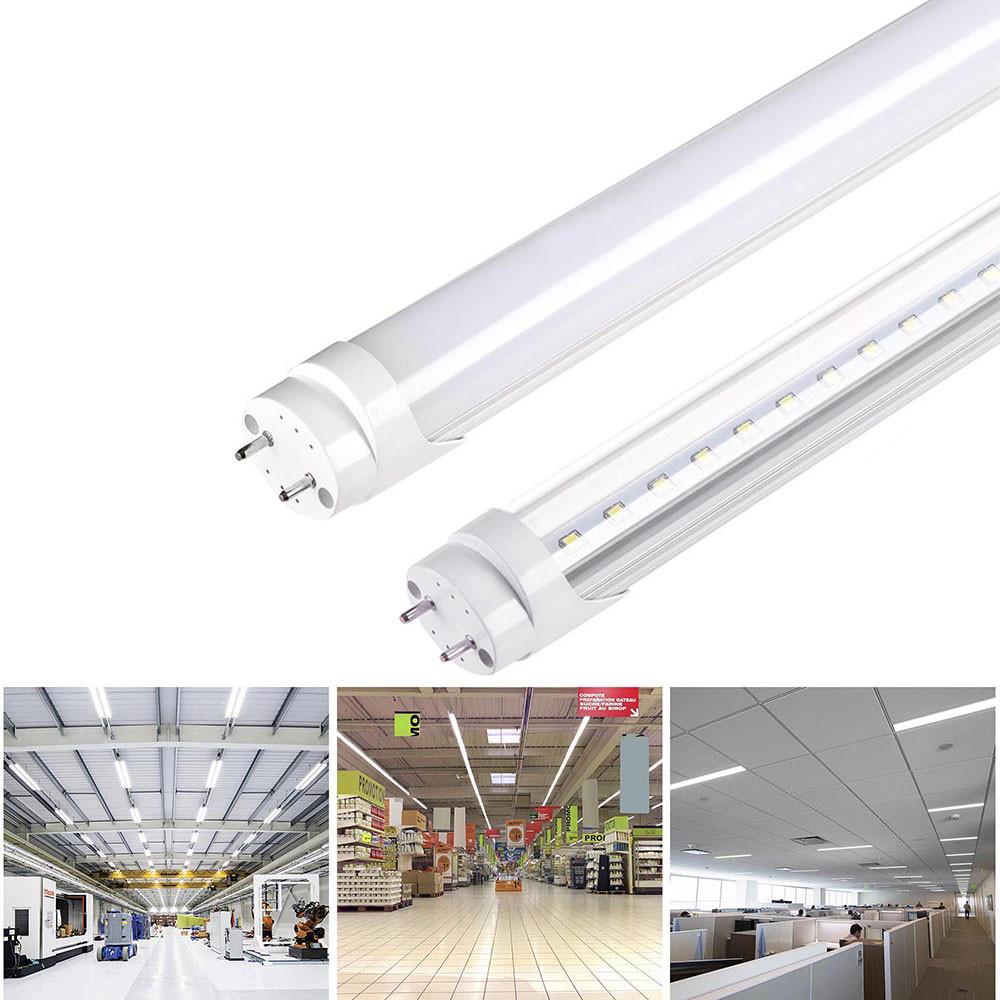Yescom 4ft 18w T8 LED Tube Light Replacement Fluorescent Lamp Milky/ C ...