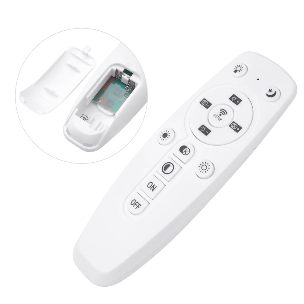 Yescom 36w 15in Flush Mount Dimmable LED Ceiling Light Fixture Remote ...