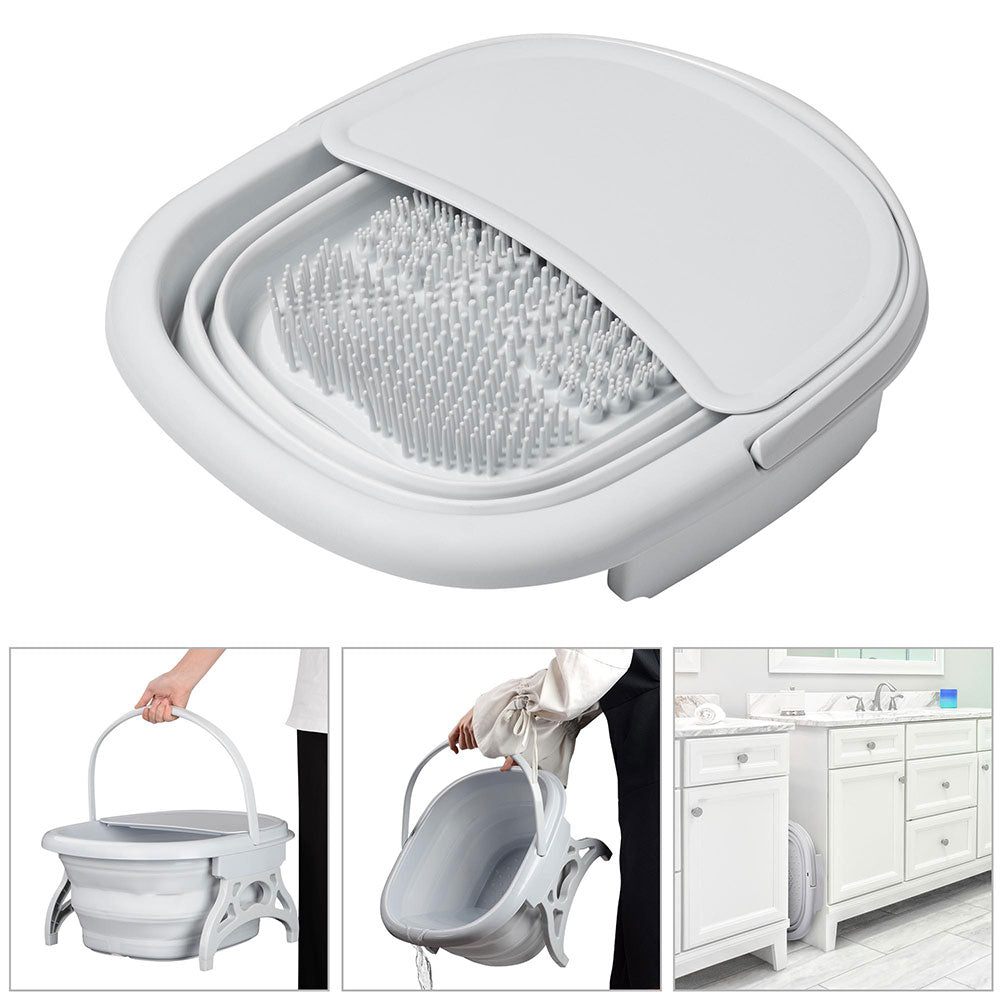 Yescom Collapsible Foot Soaking Tub Spa Bucket with Cover – yescomusa