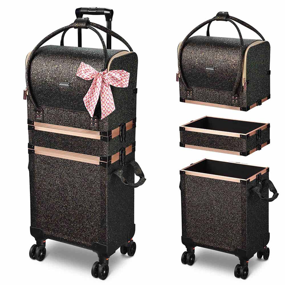 Byootique Makeup Artist Case on Wheels Hairstylist Case – yescomusa