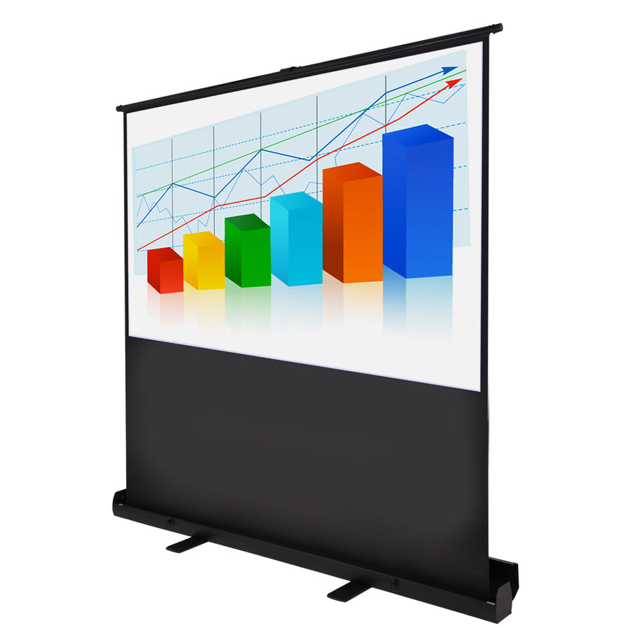 InstaHibit Floor-Standing Pop Up Projector Screen 60" 4:3 – yescomusa