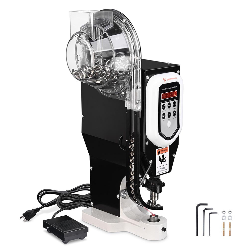 Yescom #2 Auto Grommet Press Machine with Foot Press 750W 110V – yescomusa