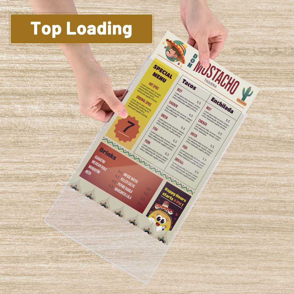 Yescom 8.5x14 Menu Covers Set(30) 2-View – yescomusa