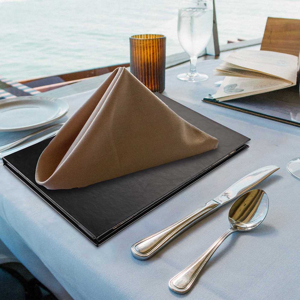 Yescom 10x Menu Covers Cafe Restaurant 4-Holder 8.5x14 PU Leather ...