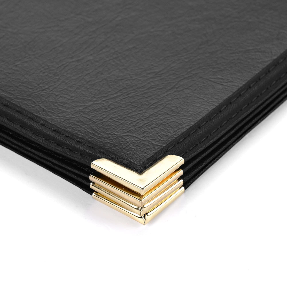 Yescom 8.5x14 PU Leather Menu Covers Set(10) 4-Page 6-View – yescomusa