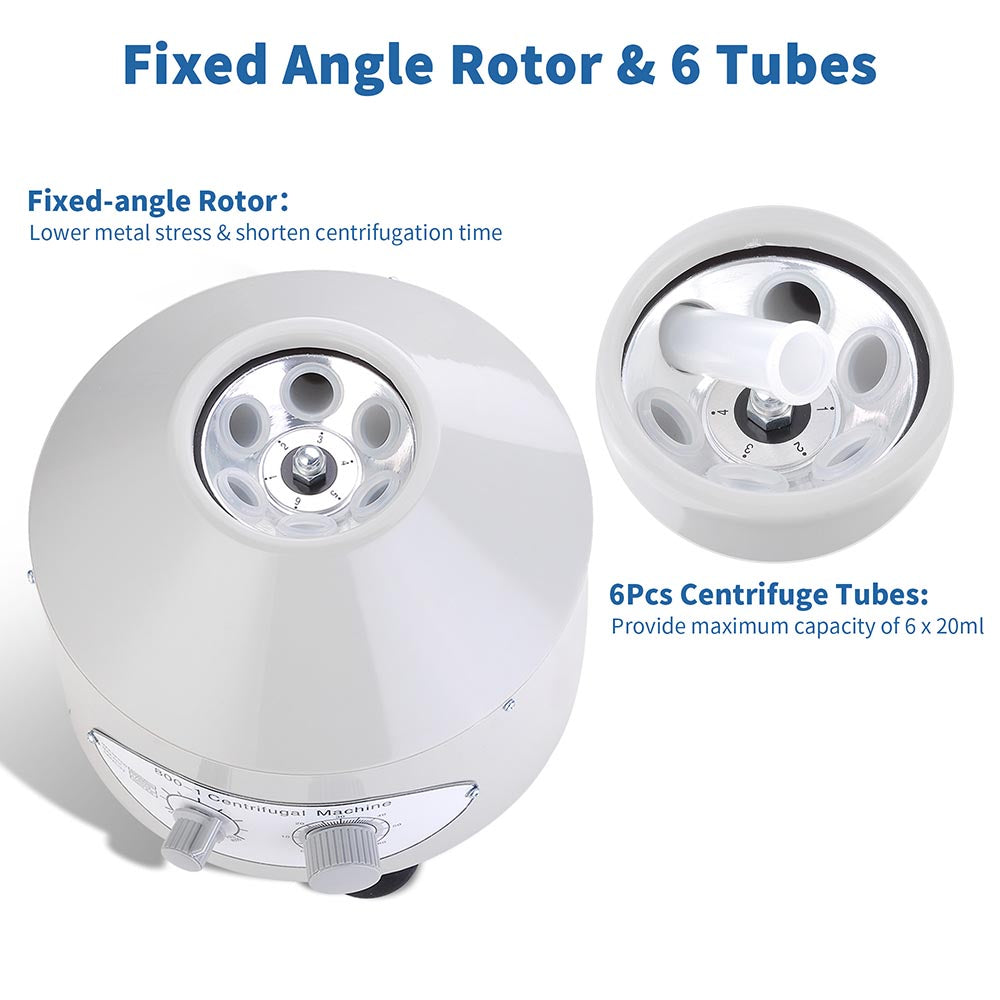 Yescom 6-Place Electric Centrifuge Machine 4000rpm Medical Lab – yescomusa