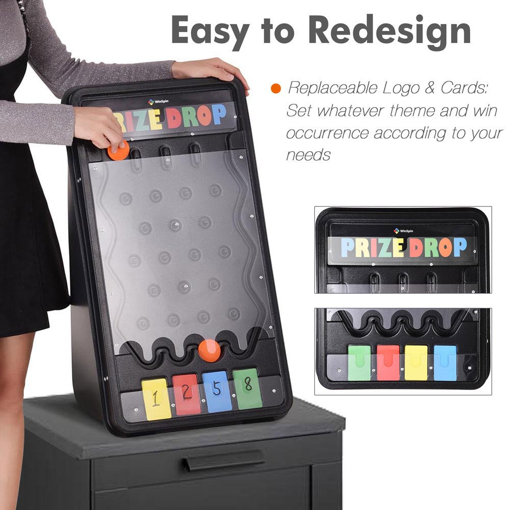 WinSpin 25x14 Custom Prize Drop Game Disk Drop Board Plinking – yescomusa