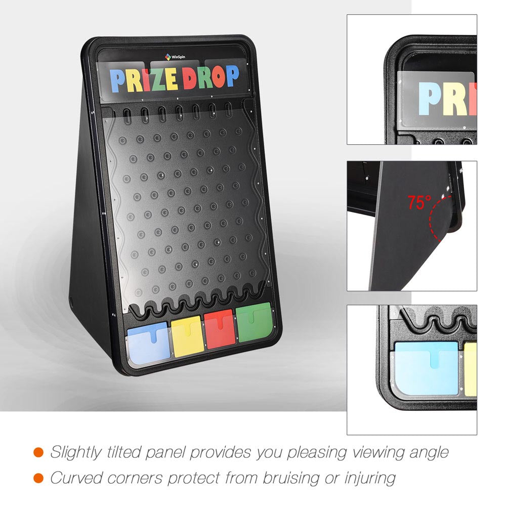 WinSpin 41x25 Custom Prize Drop Disk Drop Game Board Plinking – yescomusa