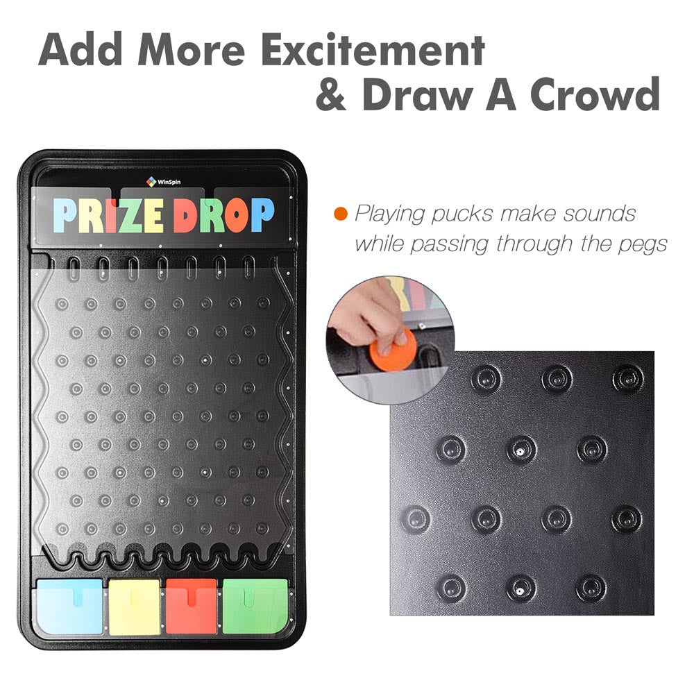 WinSpin 41x25 Custom Prize Drop Disk Drop Game Board Plinking – yescomusa