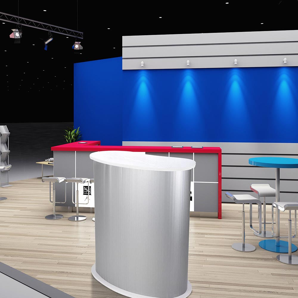 Yescom Trade Show Display Podium Table Counter Stand White – yescomusa