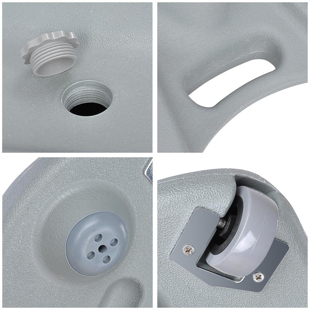 Yescom Pavement Sign Holds 23x33 in Poster with Rolling Water-Fill Bas ...