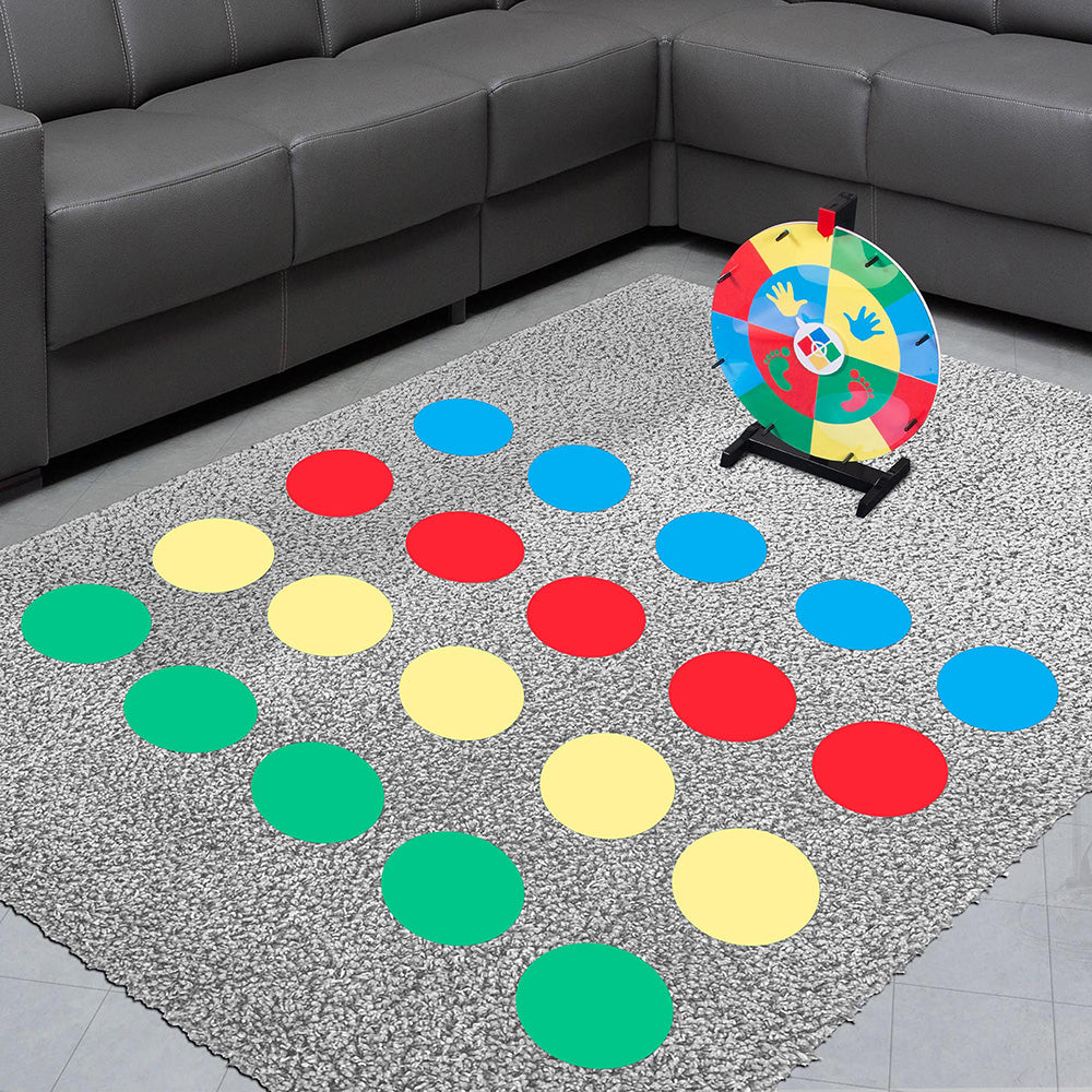 WinSpin Prize Wheel Twister Game Template,18" – yescomusa