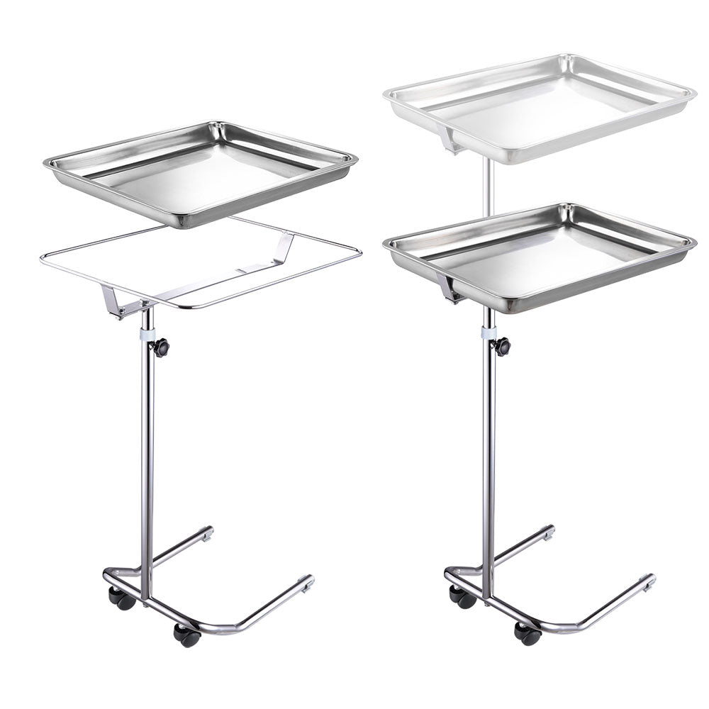Yescom Mayo Stand Foot Operated Medical Equipment Chrome Pole – yescomusa
