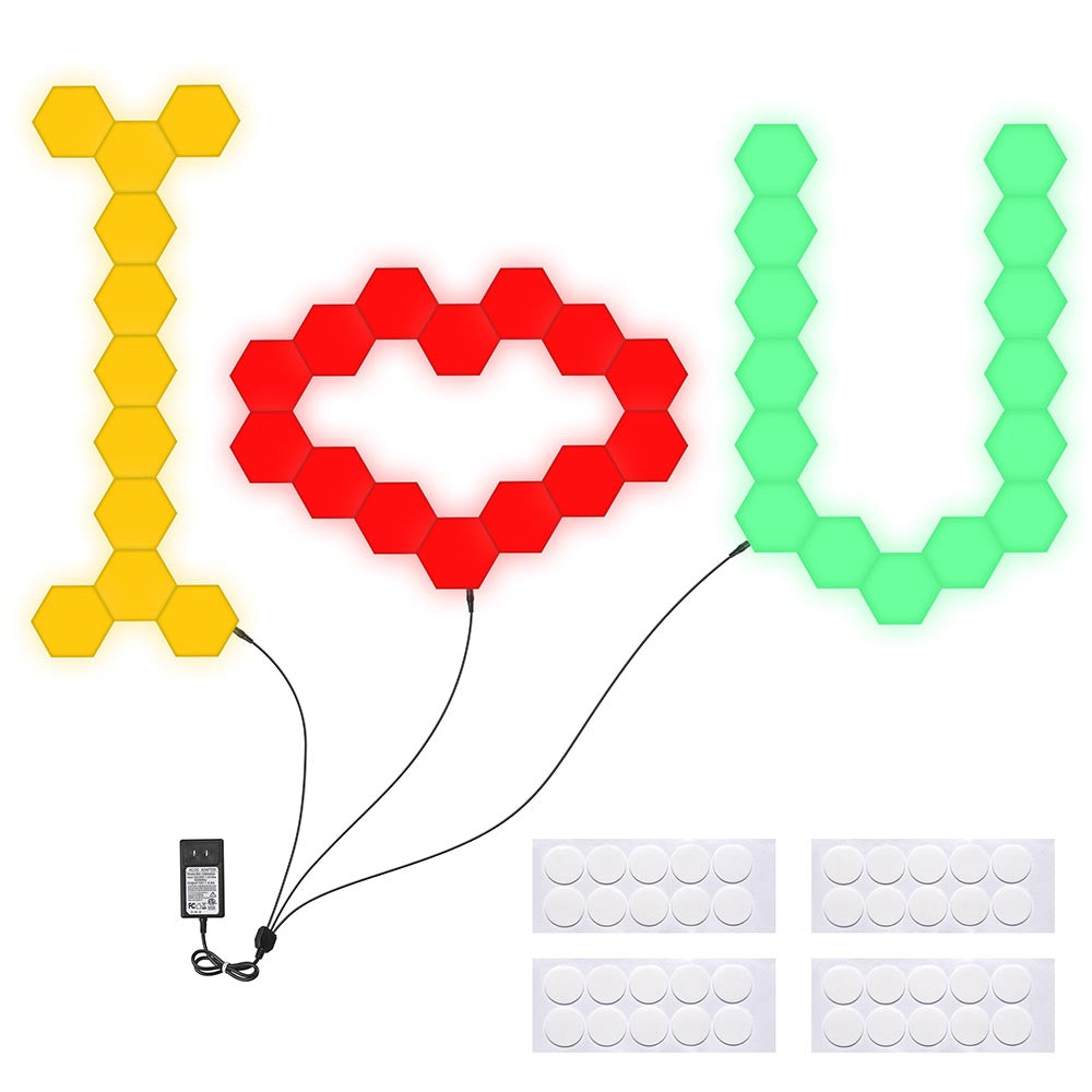 LifeSmart Modular Touch Light Panels Wall Light RGB 40PCS – yescomusa