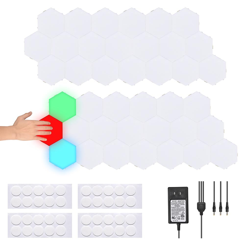 LifeSmart Modular Touch Light Panels Wall Light RGB 40PCS – yescomusa