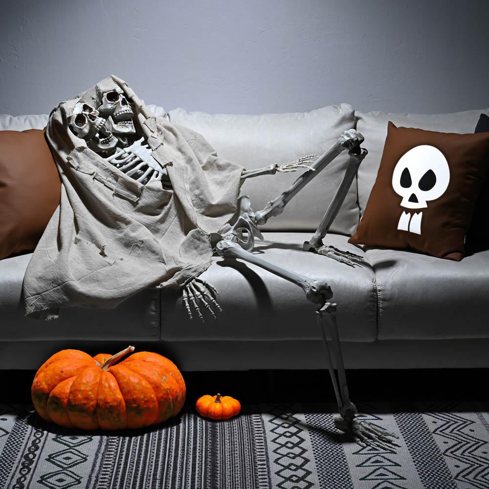 Yescom 5.4ft Poseable Skeleton Lift-Size with Two Heads – yescomusa